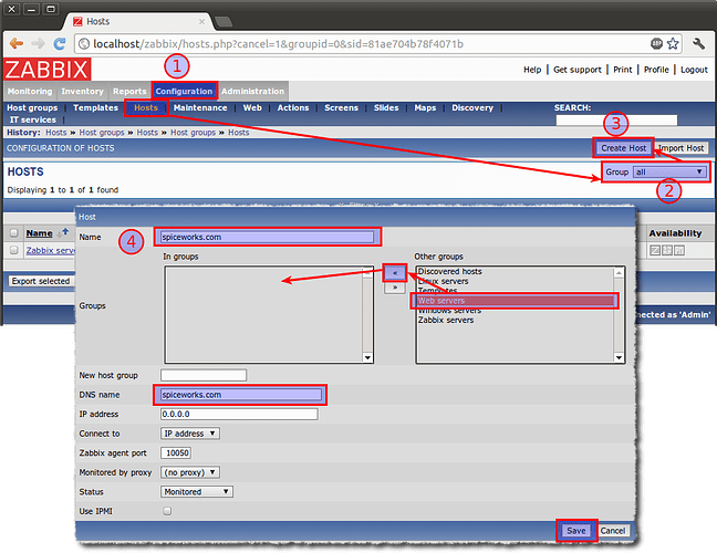Website uptime and downtime monitoring with Zabbix - Software - Spiceworks Community