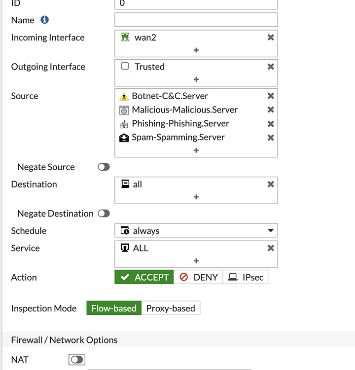 In Fortinet: how to simply block certain incoming ip! - Security ...