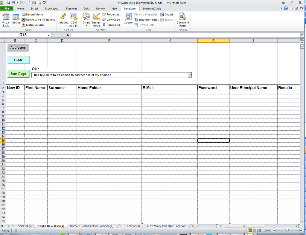 Anyone know how to copy text from a combobox to a cell within excel ? - Programming ...