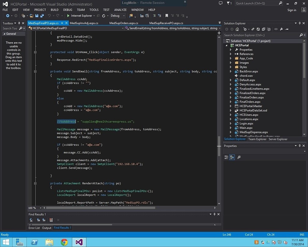 Solved: Banging my head. Not a programmer and inherited a mess ...