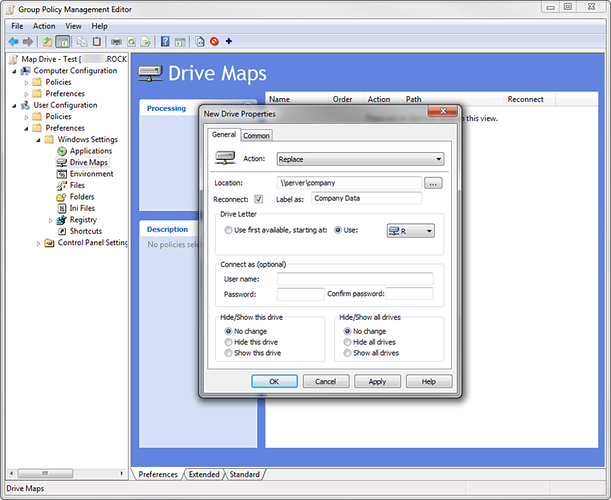 Mapping Drives with Group Policy Preferences and Item-Level Targeting ...