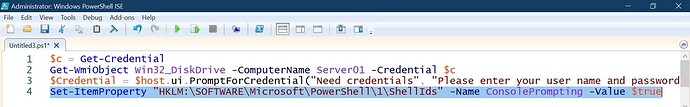 How To Use Get Credential Programming And Development Spiceworks Community