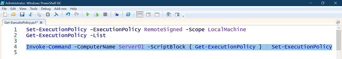 How to use Set-ExecutionPolicy in PowerShell - Programming & Development - Spiceworks Community