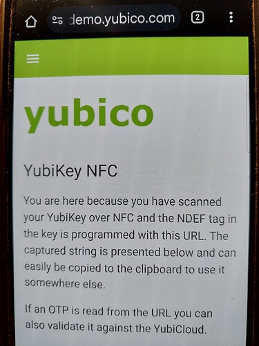 YubiKey 5 NFC function does not work on Chrome on Android - Mobile Computing - Spiceworks Community