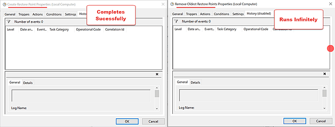 Task Scheduler Status Remains Running Programming And Development Spiceworks Community