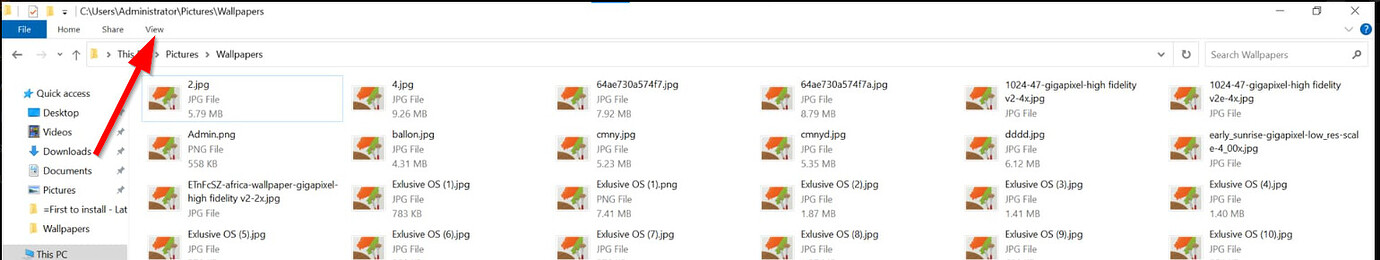 Windows Server 2022 (21H2) - Icons not showing (only thumbnails ...