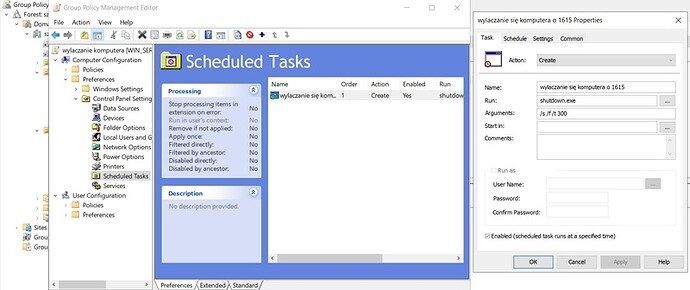 GPO AD schedule computer shutdown - Software & Applications - Spiceworks Community
