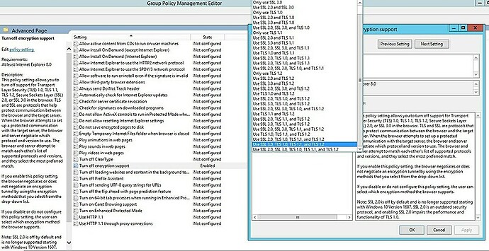 Group Policy For TLS 1.3 - Software & Applications - Spiceworks Community