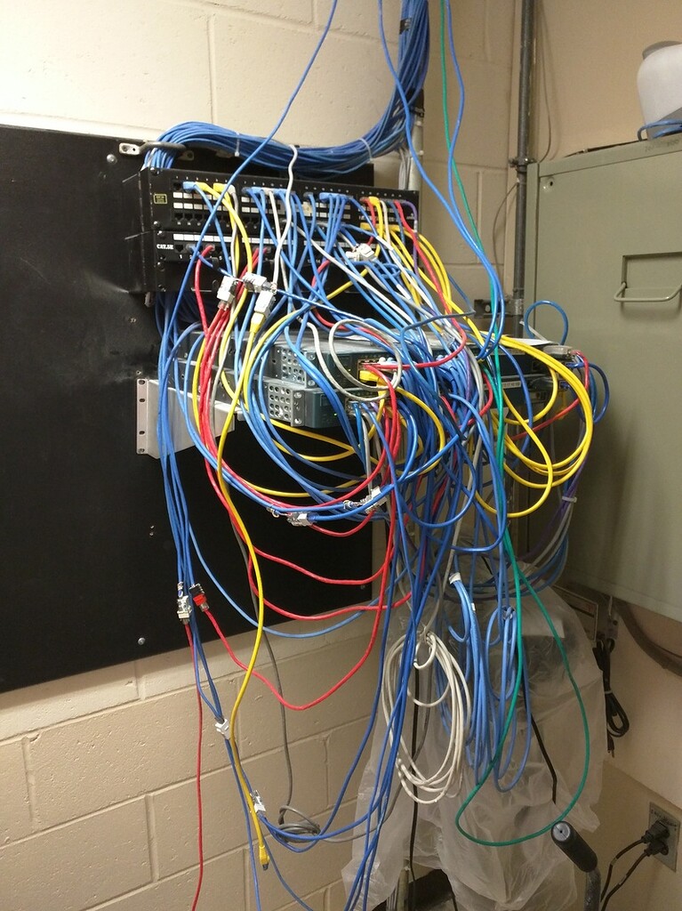 Cleaning up the wiring mess - Networking - Spiceworks Community