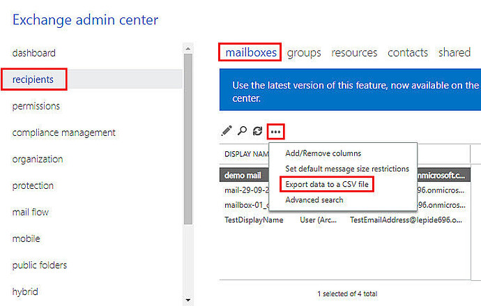 Batch migration of Exchange mailboxes using CSV file - Collaboration ... Batch migration of Exchange mailboxes using CSV file - Collaboration ...