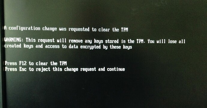 Dell TPM settings - Hardware & Infrastructure - Spiceworks Community