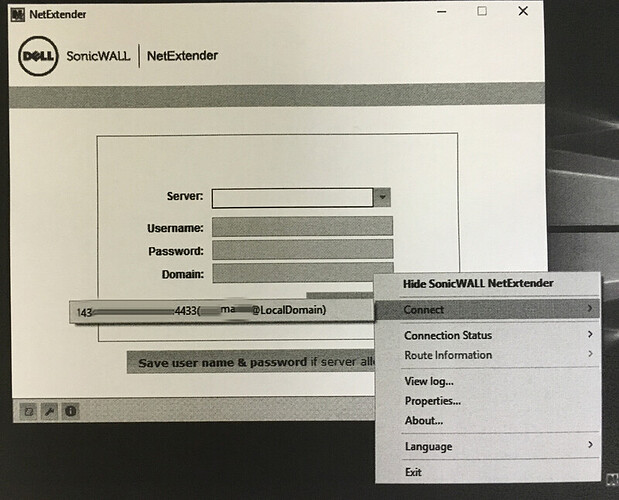 Sonicwall NetExtender Client Not Storing Profiles - Networking ...