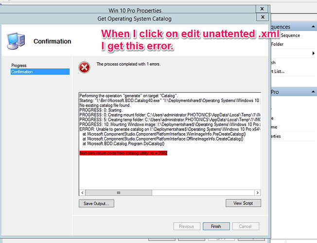 Help Configuring Windows Deployment Toolkit Rules Custom Ini File