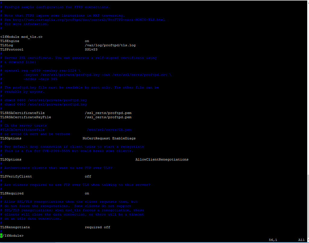 proftpd - tls conf file - Linux - Spiceworks Community