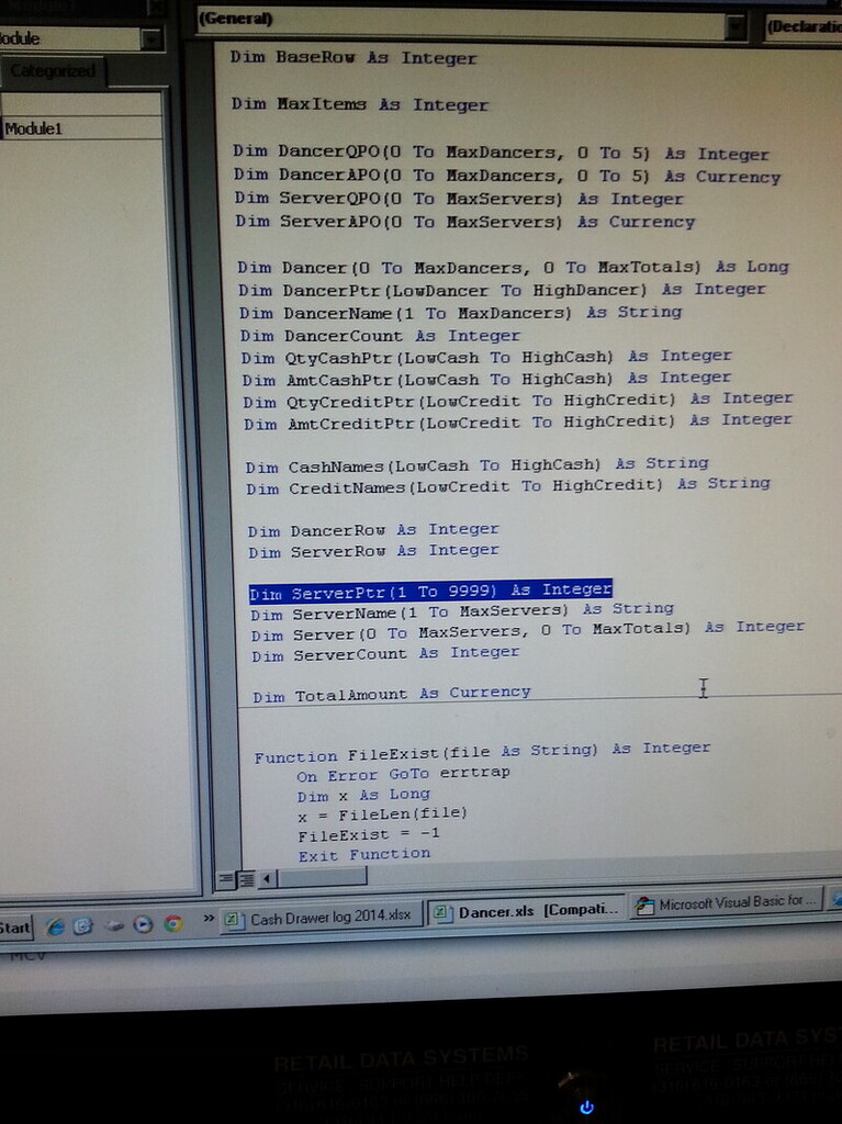 Visual Basic: Runtime error 9 - Programming & Development - Spiceworks Community