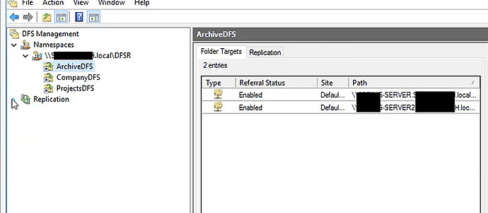 DFS namespace problem - Software & Applications - Spiceworks Community