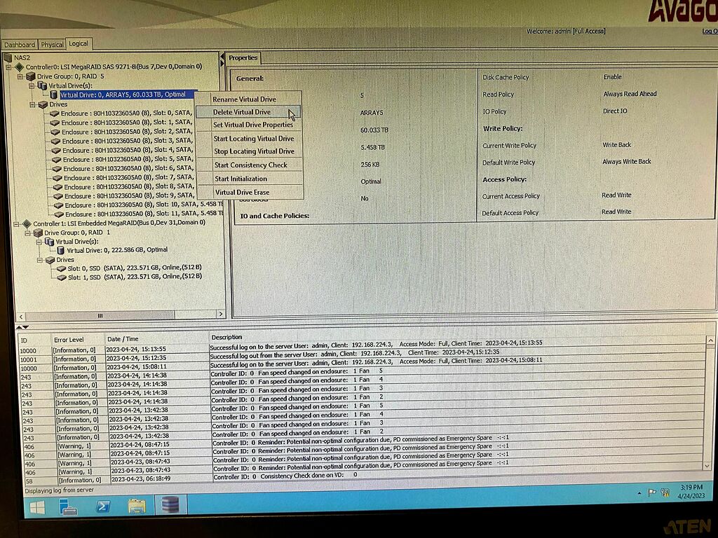 RAID5 to 6 on MegaRAID - Storage & SAN - Spiceworks Community