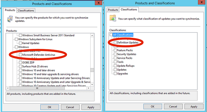Security Intelligence updates in WSUS - Software & Applications ...