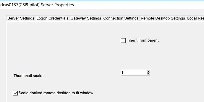 Remote Desktop Connection Manager resolution - Software & Applications ...