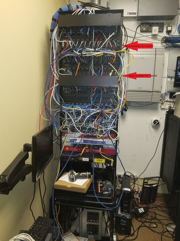 Do you have better idea on taming this network rack? - Networking - Spiceworks Community