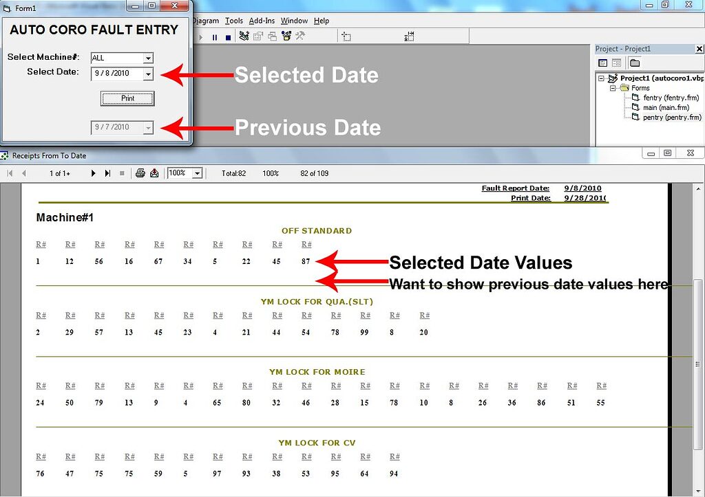 Selected and Previous Date Records - Databases - Spiceworks Community