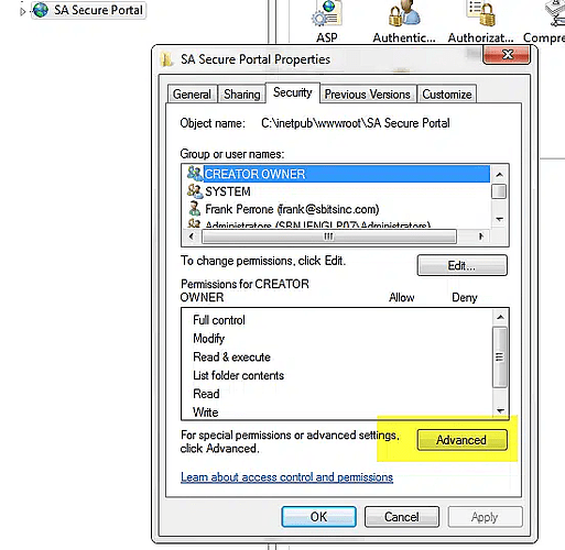 Securing Default IIS Site & Enabling Windows Authentication - Windows ... Securing Default IIS Site & Enabling Windows Authentication - Windows ...