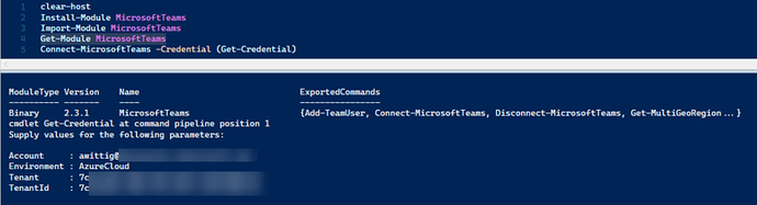 The term 'Connect-MicrosoftTeams' is not recognized as the name of a cmdlet - Programming ...