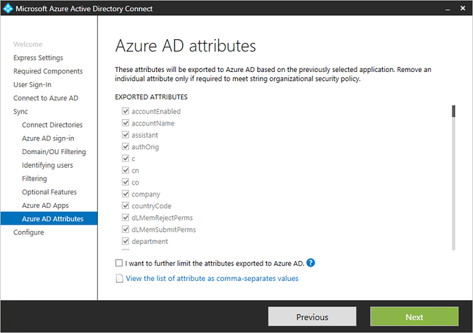 Sync custom attributes to Azure AD - Software & Applications ...