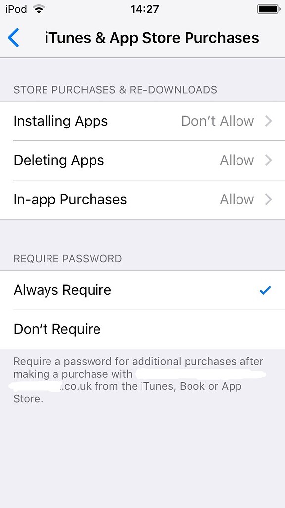 How to allow apps to update when content restrictions are turned on? - Mobile Computing ...