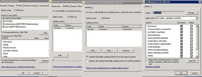 What is the Event id for File & folder creation in Window Server 2008 ...