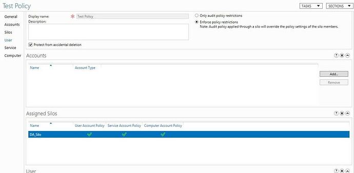 Restrict Domain Admin login using Authentication Policies and Silos - Software & Applications ...