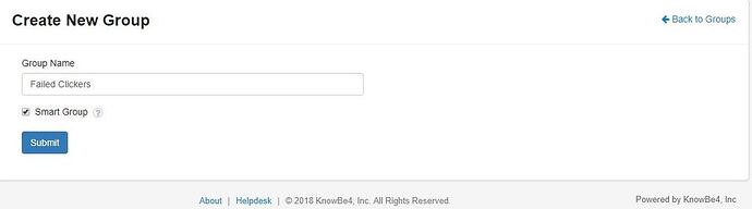 Using Smart Groups in KnowBe4 - Security - Spiceworks Community
