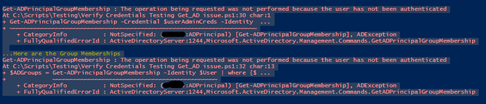 Powershell Error For Script That Used To Work Programming And Development Spiceworks Community
