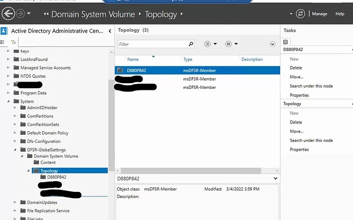 DFSR Sysvol Issue - Server no longer exists, but still enable in Sysvol Replication - Causing ...