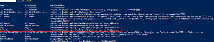 Contacts not show up in custom address lists in OWA - Software ...