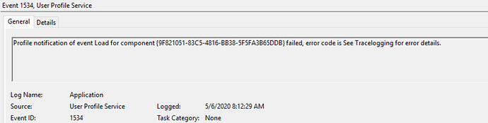 The User Profile Service service failed the sign-in (Windows 10 ...