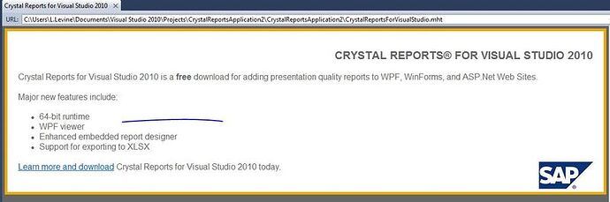 Crystal Report Viewer Not in Toolbar Visual Studio - #5 by lloydlevine - Databases - Spiceworks ...
