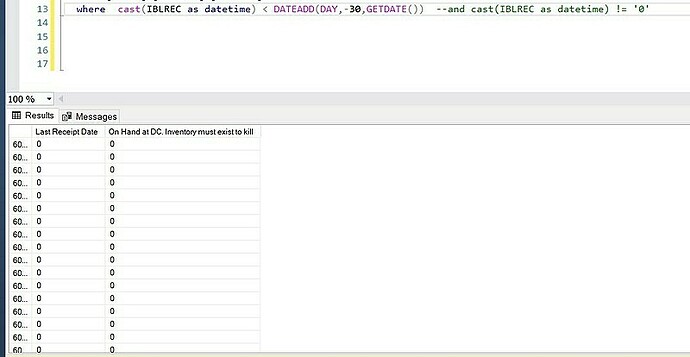 Get dates that are older than 30 dates from today - Databases & Queries ...