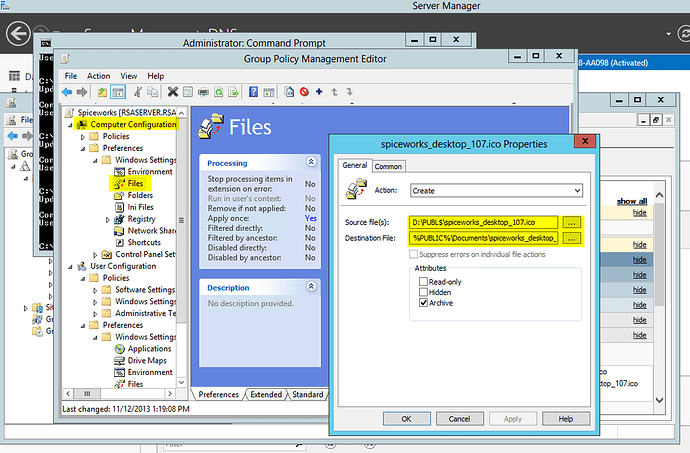 Shortcut Icon Deployment Issues Via Gpo Windows Spiceworks Community