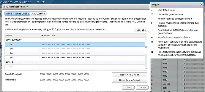 Using Vmware Evc Mode For Clusters In Vsphere Virtualization