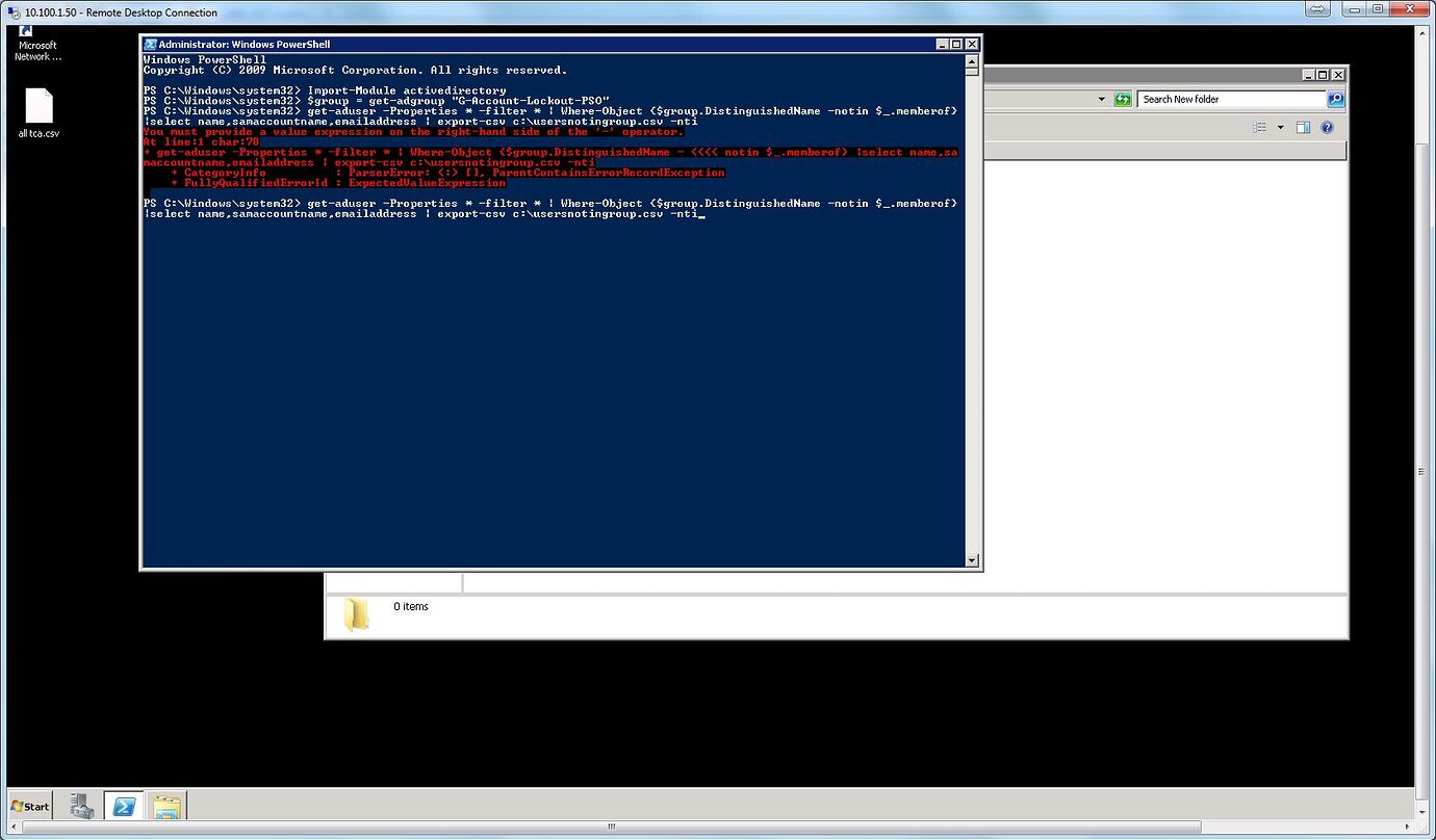 find users NOT in group - Programming & Development - Spiceworks Community