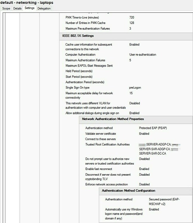 Attempting to configure EAP-TLS authentication - autoconfig error ... Attempting to configure EAP-TLS authentication - autoconfig error ...