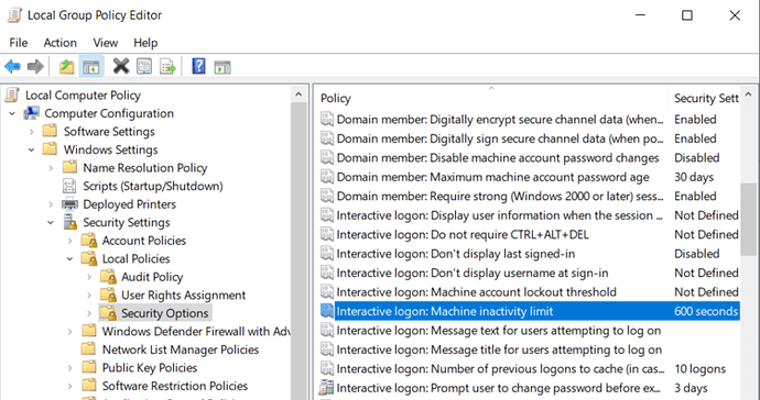 Windows 10 PCs locking after 10 minutes of inactivity - Software ...