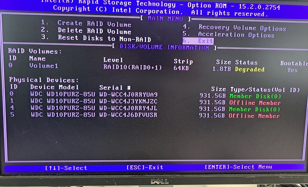 Failed Intel RAID - restore from windows backup issue - Hardware ...
