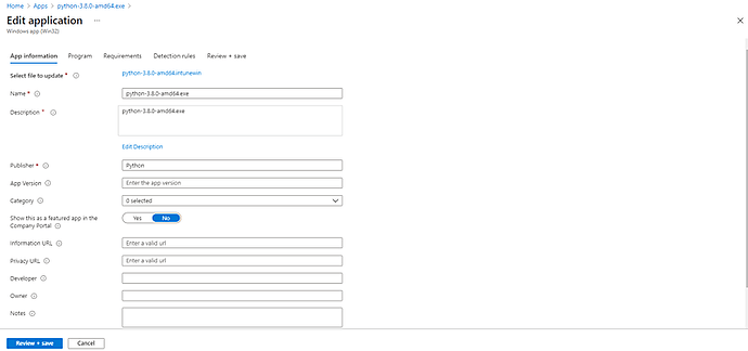 Intune Deploy Python 3.8 as Win32 Application - Software & Applications - Spiceworks Community