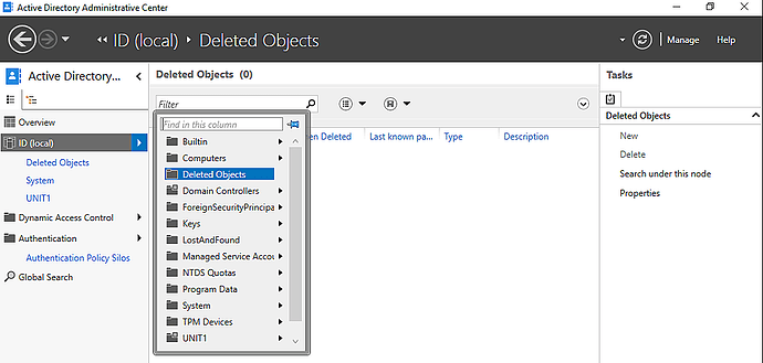 How To Restore Deleted Objects In Active Directory Windows Spiceworks Community