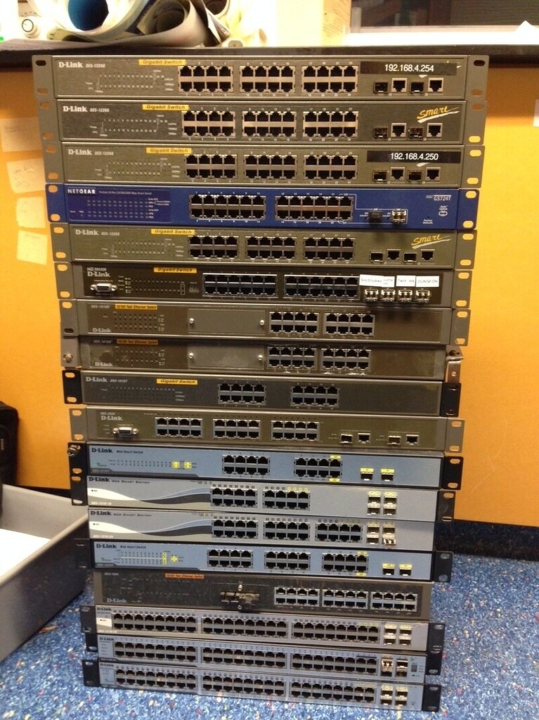 Stacking Switches (literally) - Water Cooler - Spiceworks Community