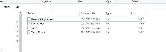 USB folders can't open and are now shown as a file instead of a folder ...