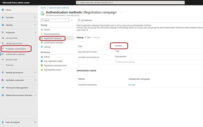 Sign-in to 365 forces to use ms authenticator instead of SMS or call ...