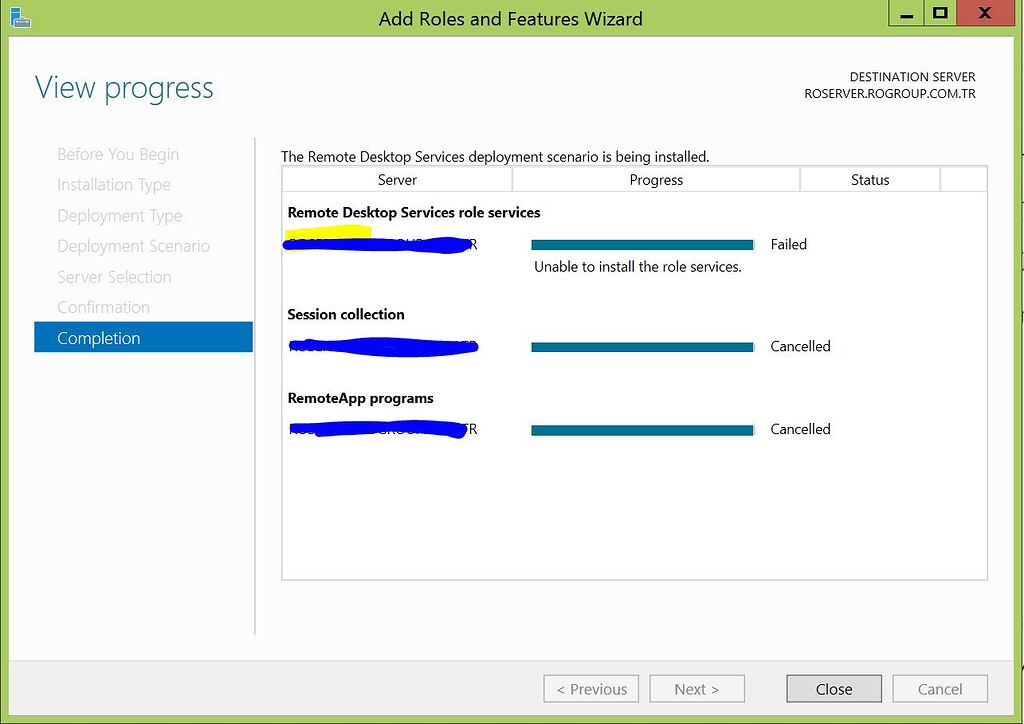 Can Not Add Remote Desktop Services To Windows Server 2012 Windows Spiceworks Community